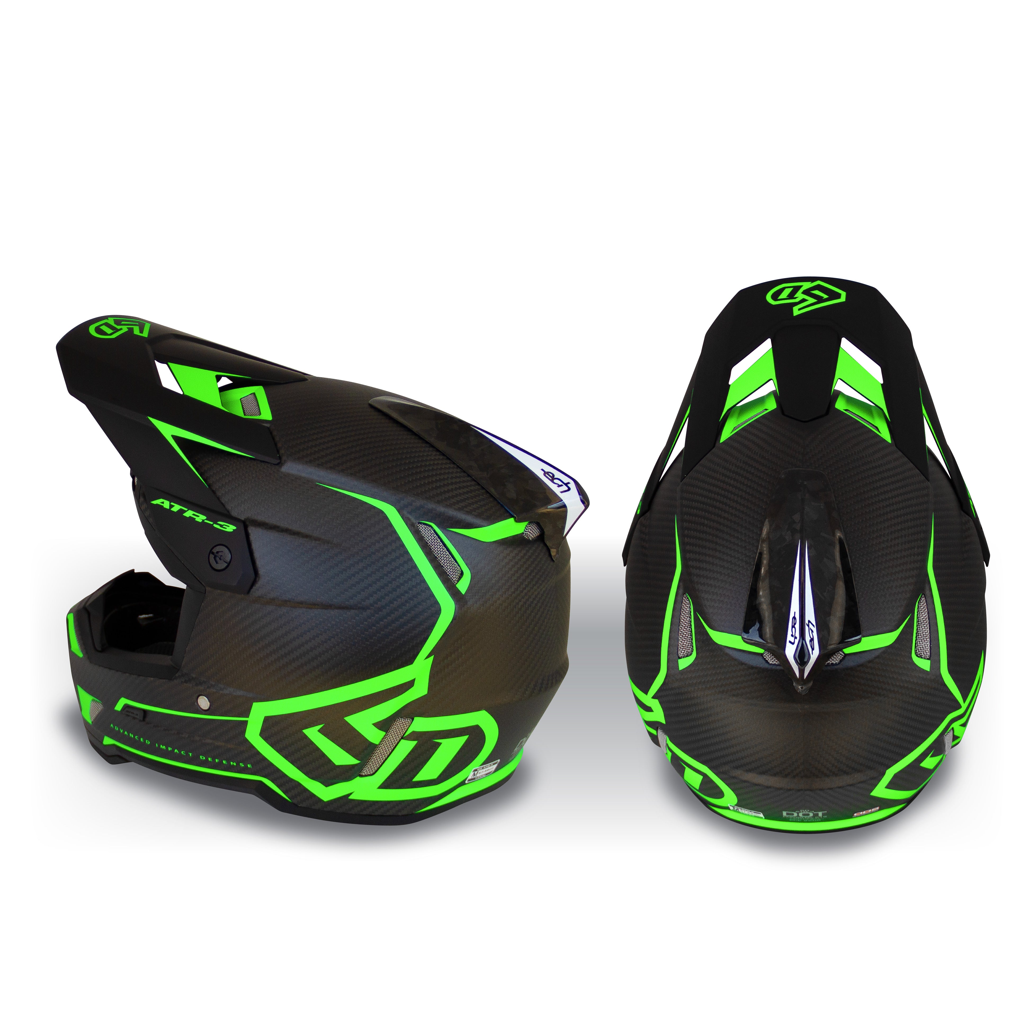 6D1 Forged Carbon Fin on 6D ATR-3 – Ech Innovations