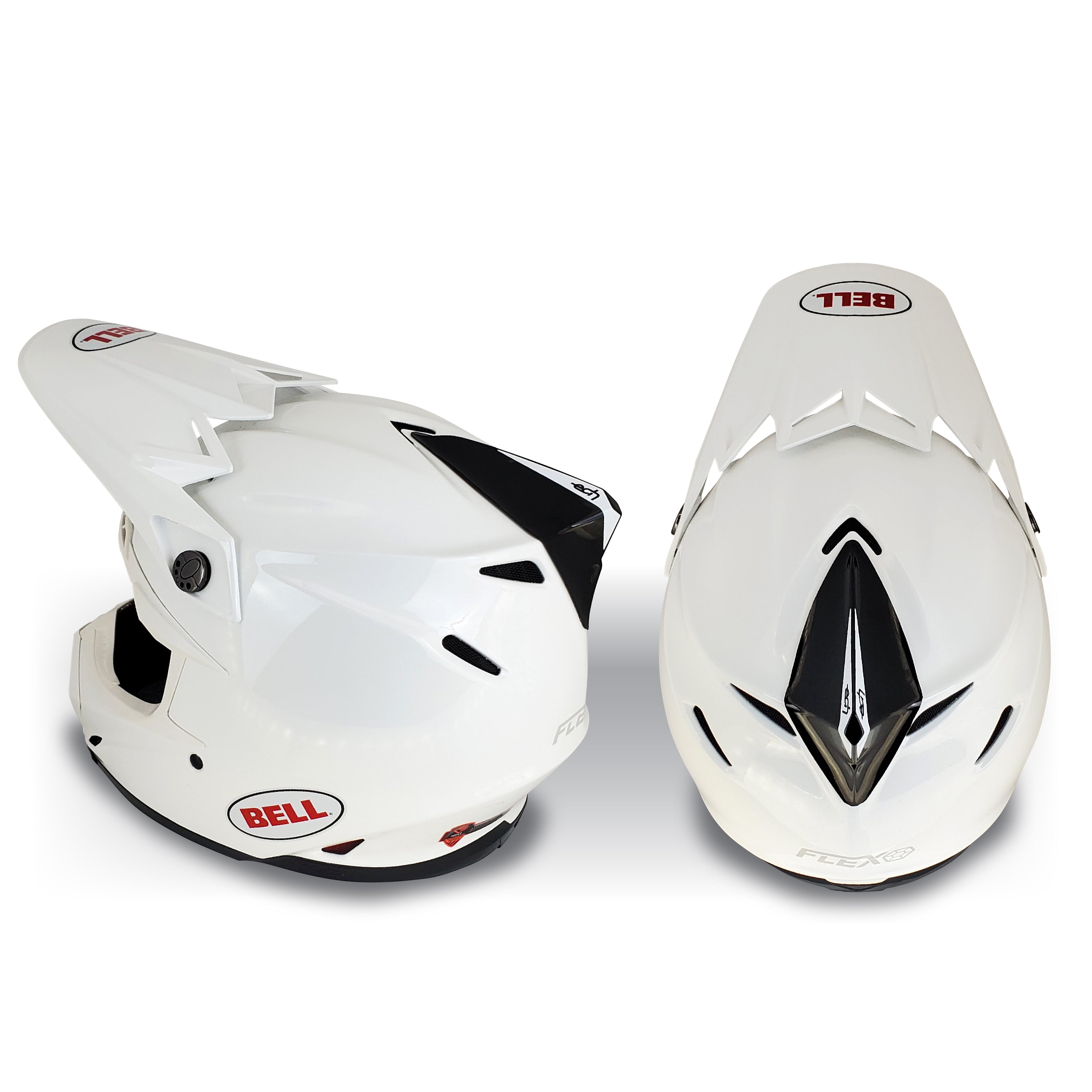 B1 PC Plastic Fin on Bell Moto9 – Ech Innovations