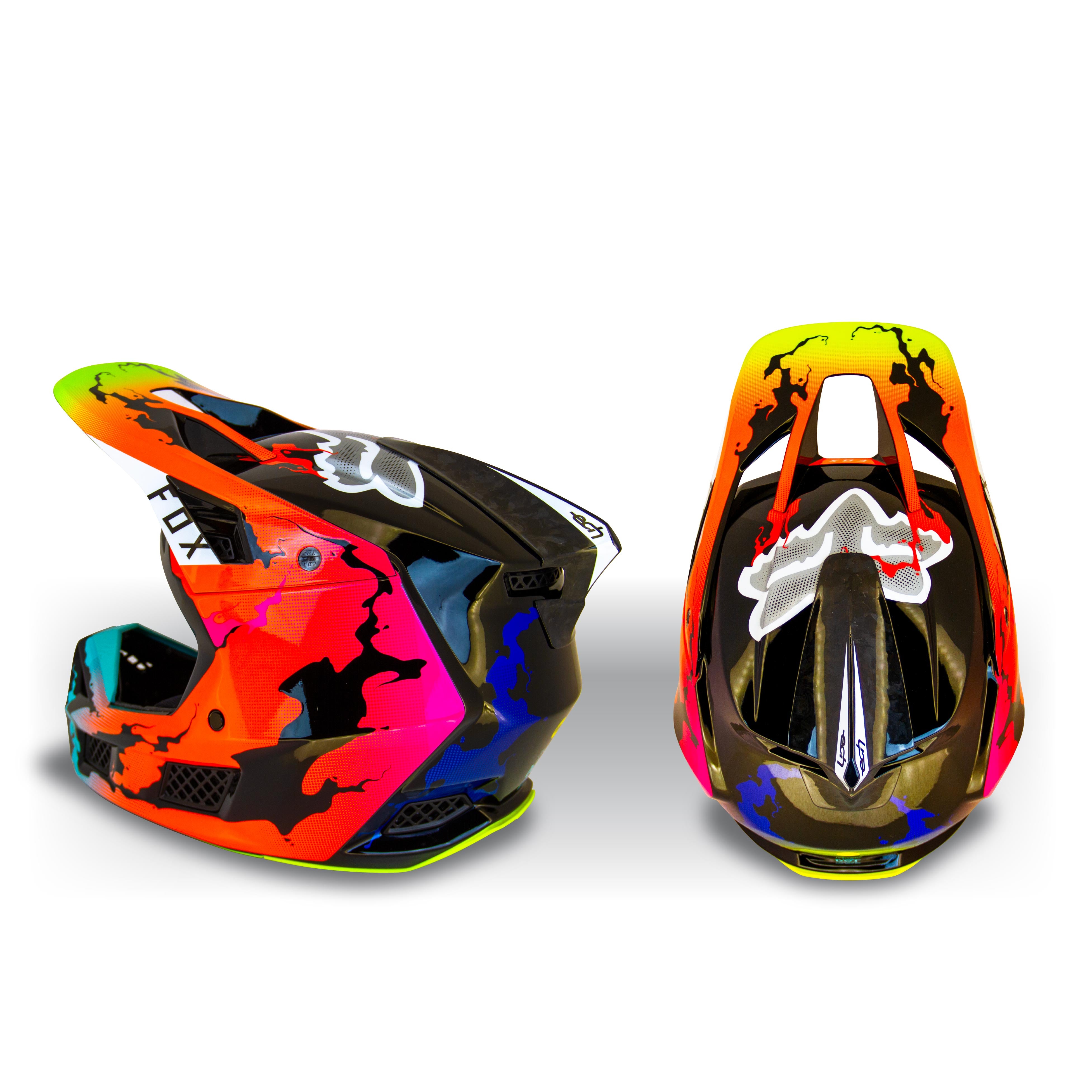 F1 Forged Carbon Fin on Fox V3RS – Ech Innovations